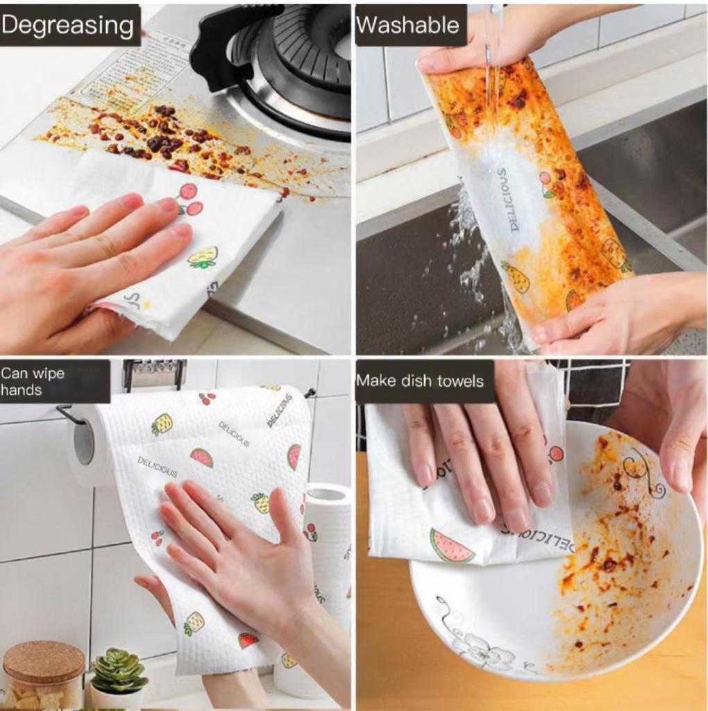 Cheap Super cost-effective disposable lazy rag dry and wet kitchen ...