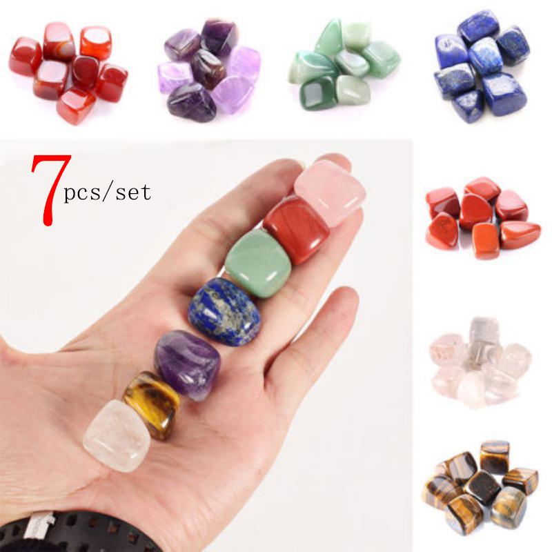 Buy 7Pcs/Set Natural Health Unisex Girls Crown Decoration Yoga Chakela ...