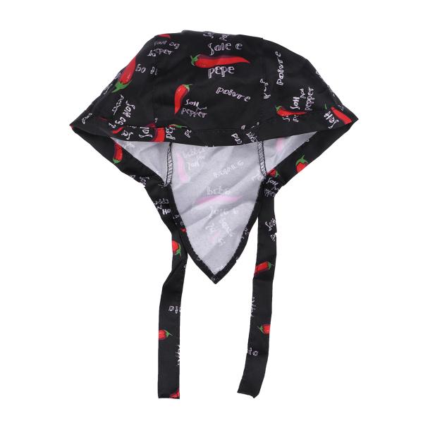 Buy Fashion Chefs Hat Cap Kitchen Catering Skull Cap Ribbon Cap Turban ...