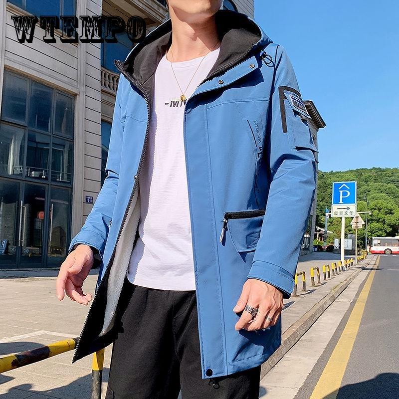 Buy Spring and Autumn Jacket Men Handsome Spring Jacket Men's Long Thin ...