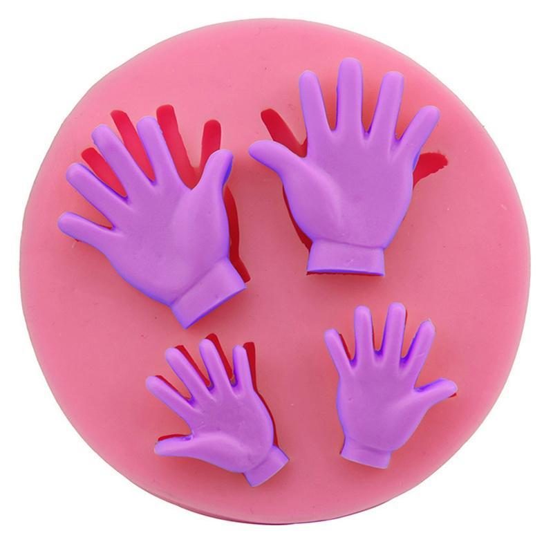 Buy 3D Silicone Handprint Cake Mold DIY Cookie Cake Decoration Tools at ...