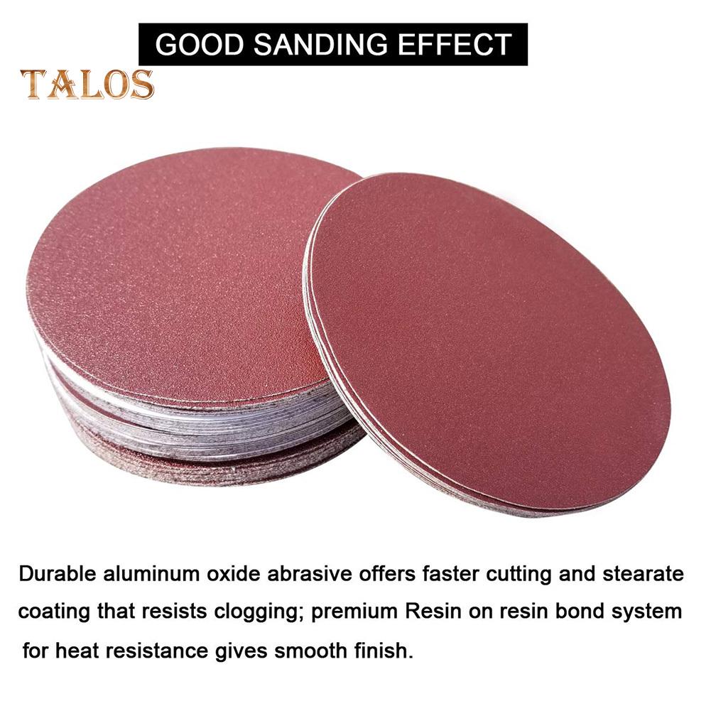 Buy Tool Store 100Pcs 40-320 Grit 125mm Polishing Sandpaper Sanding ...