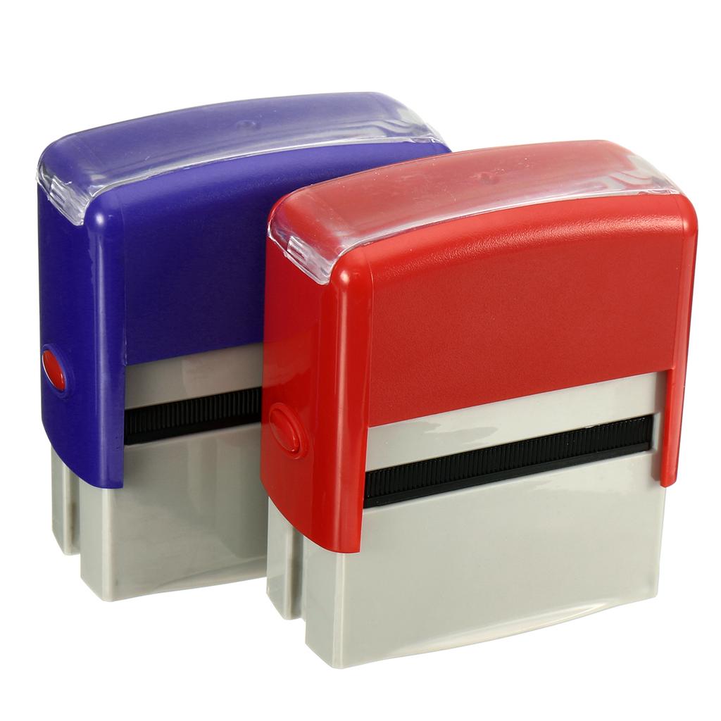 Buy 1 Set Black/Blue/Red Self Inking Stamp Kit Custom Personalised ...