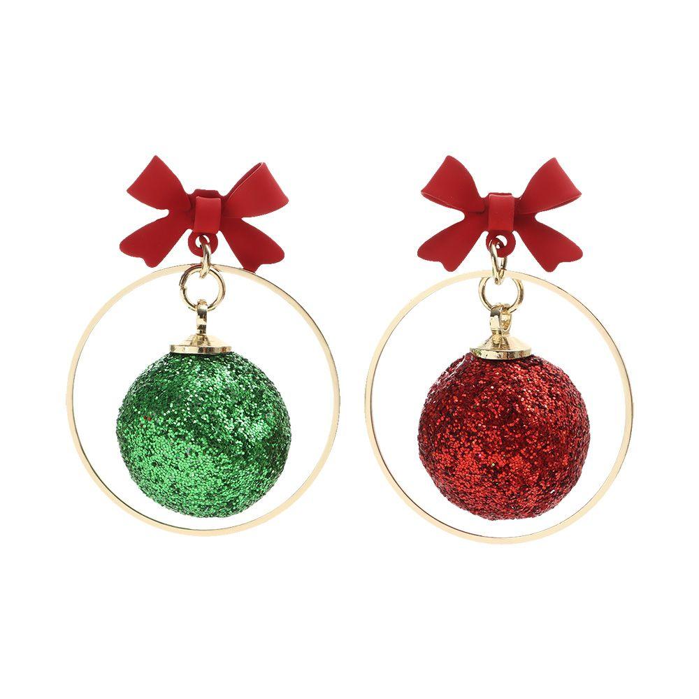 Cheap Santa Claus Elk Bells Snowflake Christmas Tree Women Ear Studs ...