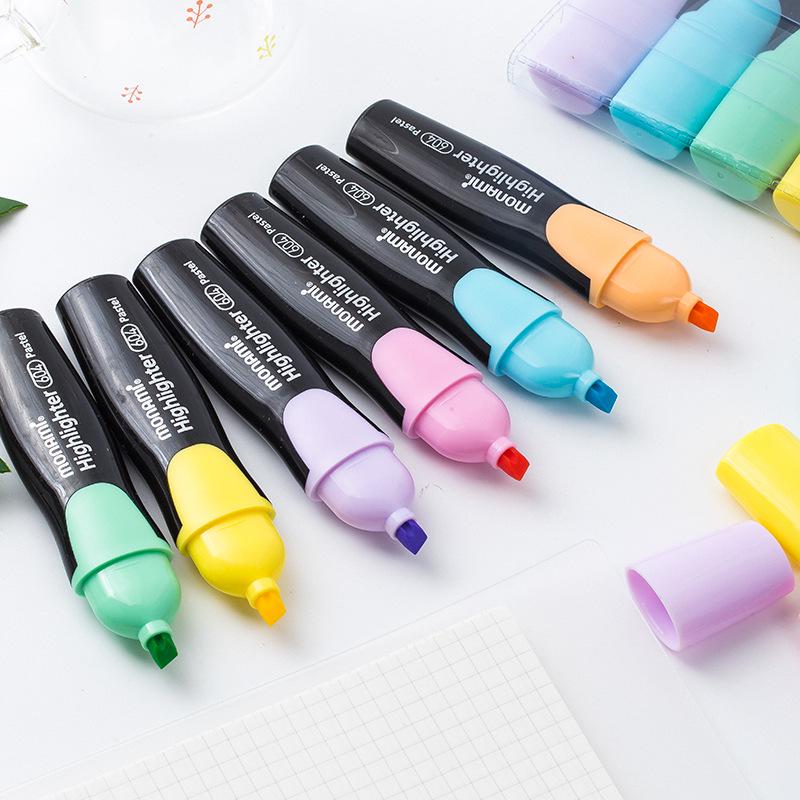 Buy Monami 604 Pastel Color Highlighter Pen Marker Liner Highlight ...