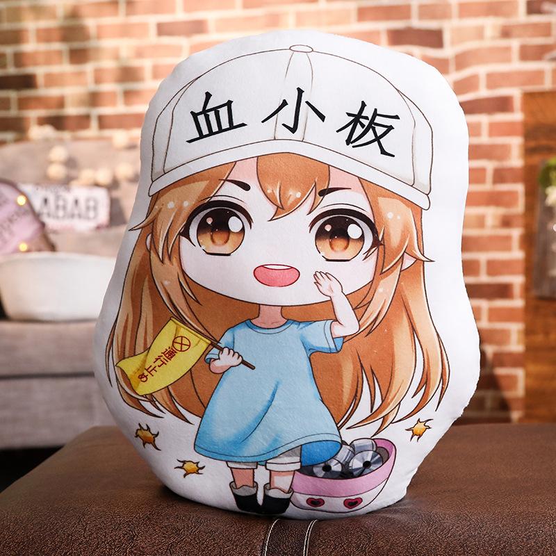 Cheap Pillow Work Cell Peripheral Anime Red Blood Cell White Blood Cell ...