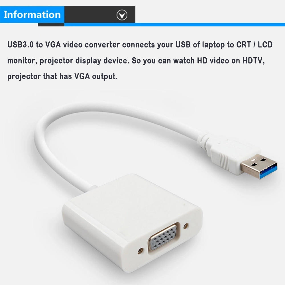 Buy CATER1-USB 3.0 To VGA,Multi-display Adapter Converter,External ...