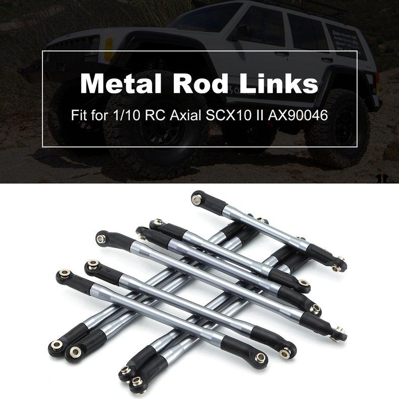 Buy Daily Electronic 10PCS Metal RC Links Rod Linkage Set For 1/10 ...