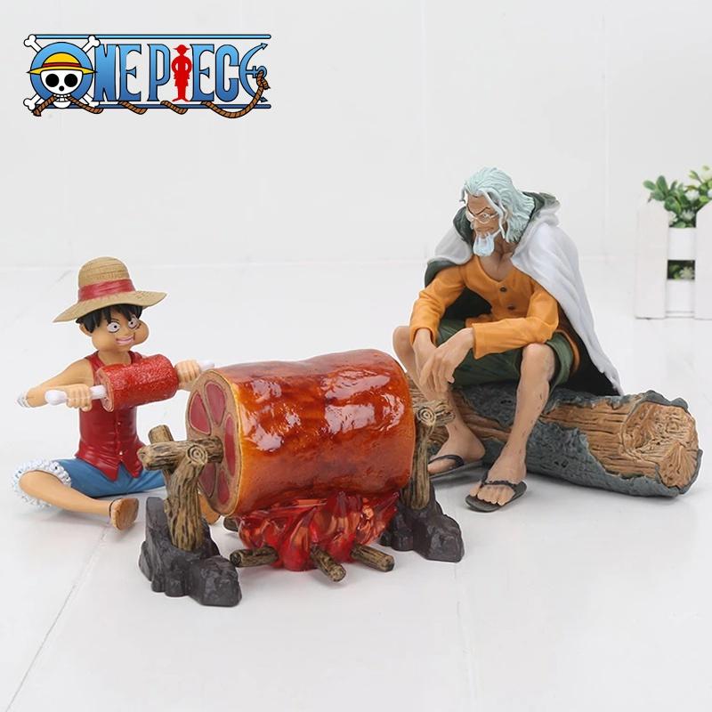 Anime One Piece Estilista Fotógrafo Hades Silvers Rayleigh y Luffy ...