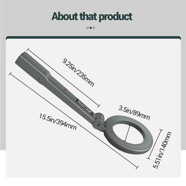 Buy Portable Handheld Folding Metal Detector High Sensitivity Body ...