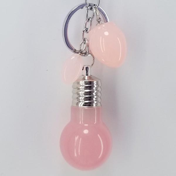 Buy Creative Diy Acrylic Heart Light Bulb Key Chain at affordable ...