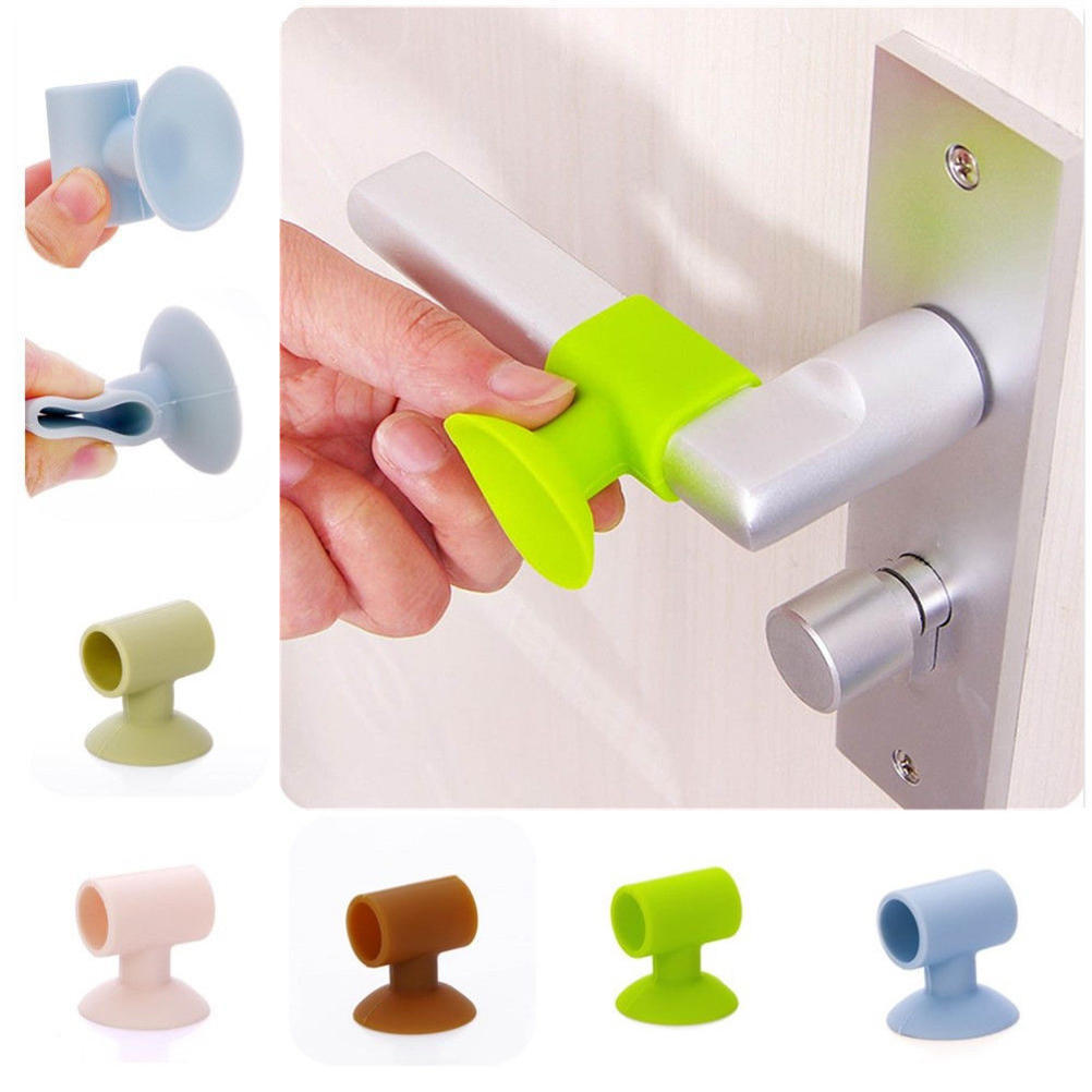 Buy Creative Wall Crash Pad Suction-Behind The Door Handle Door Lock ...