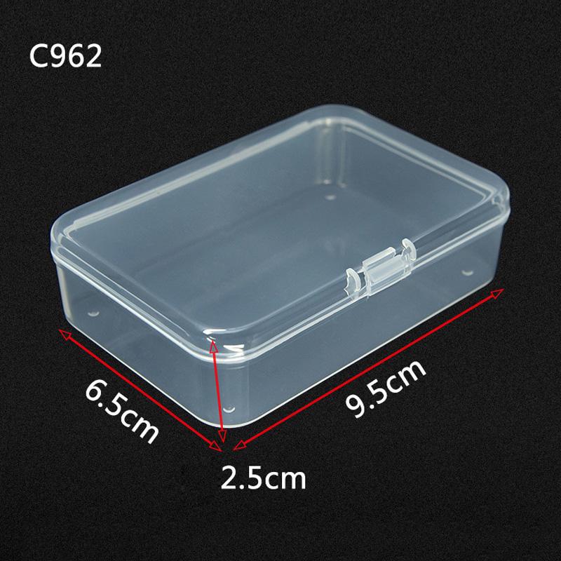 Buy Clear Transparent Plastic Storage Box With Lid Collection Container ...