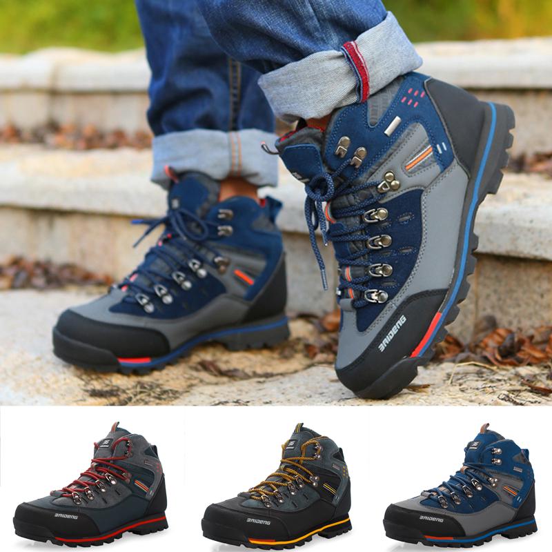 Buy Men's Outdoor Trekking Hiking Boots Waterproof Anti-skid Winter ...