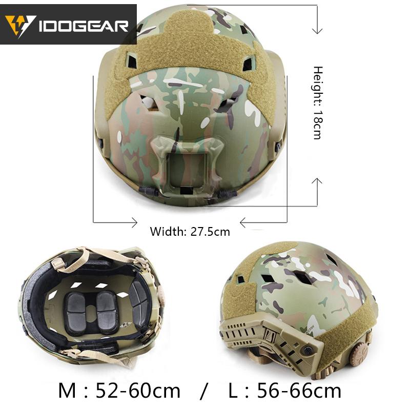 Buy Tacitcal Multicam Helmet BJ Type Military Airsoft Hunting ...