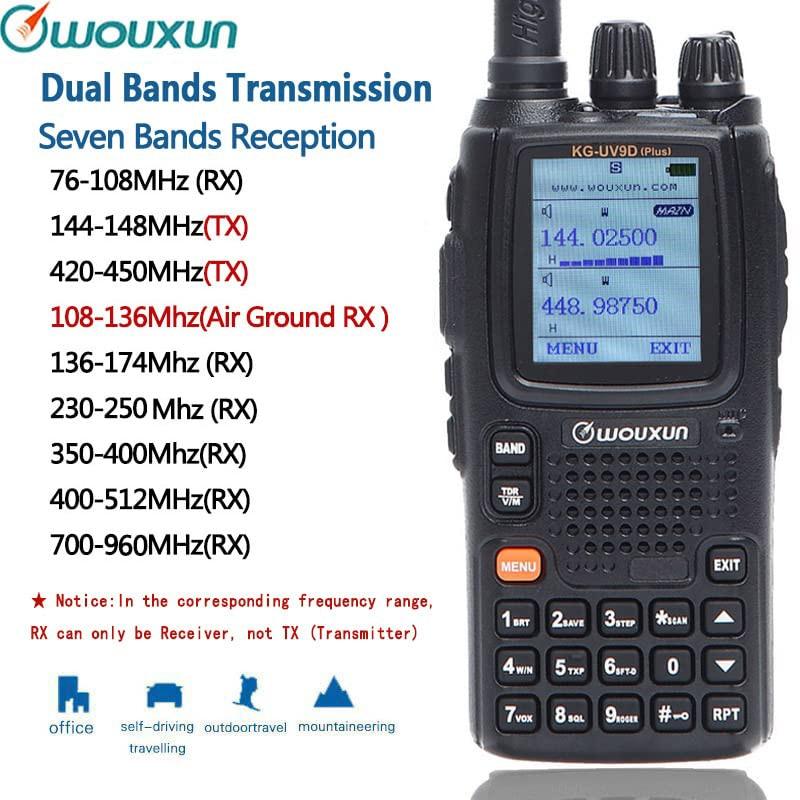Cheap Wouxun KG-UV9D Plus Upgrade 7 Bands Multi-functional DTMF CB Two ...