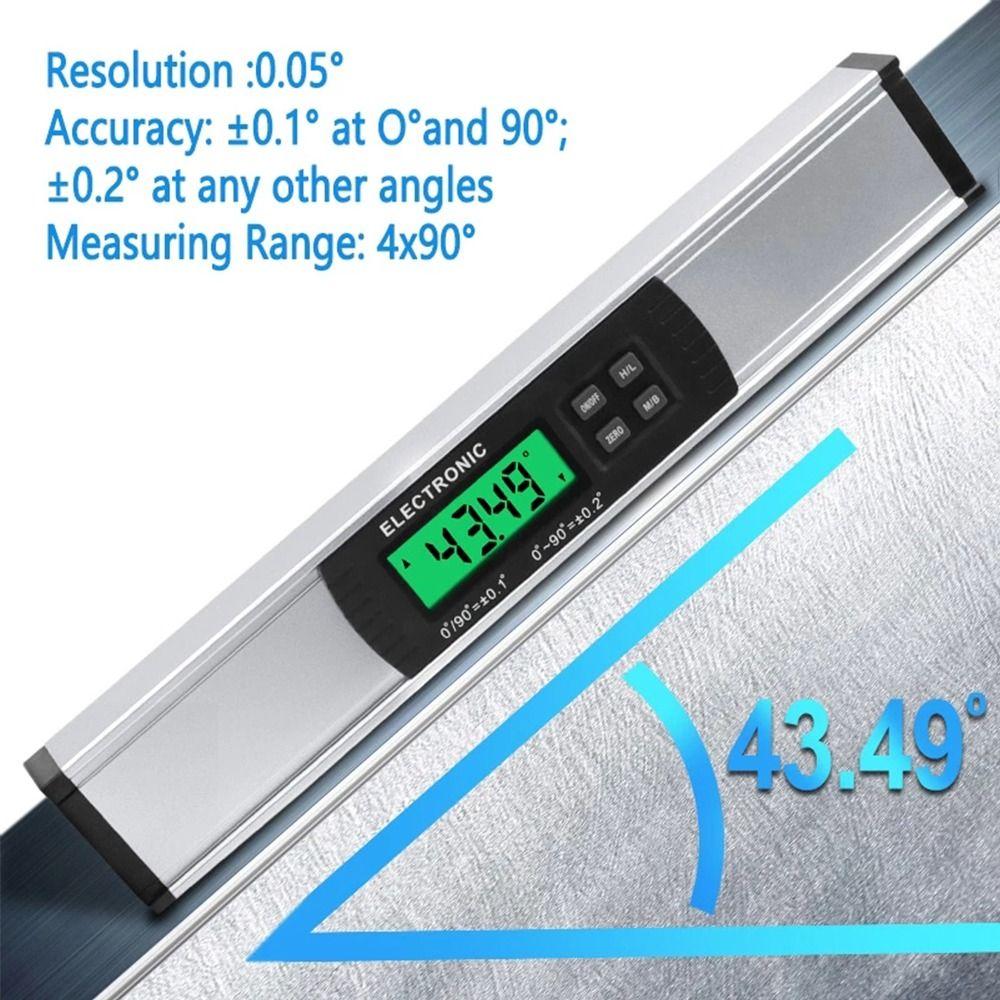 Backlight LCD Display Electronic Spirit Level Digital Spirit Level ...