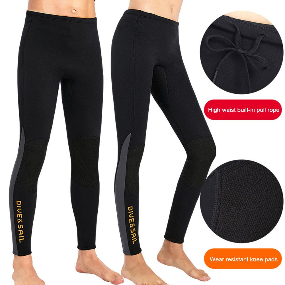 DIVE&SAIL 3MM Women Men Diving Split Trousers Neoprene Adult Wetsuit Pants uygun fiyatlı satın ...