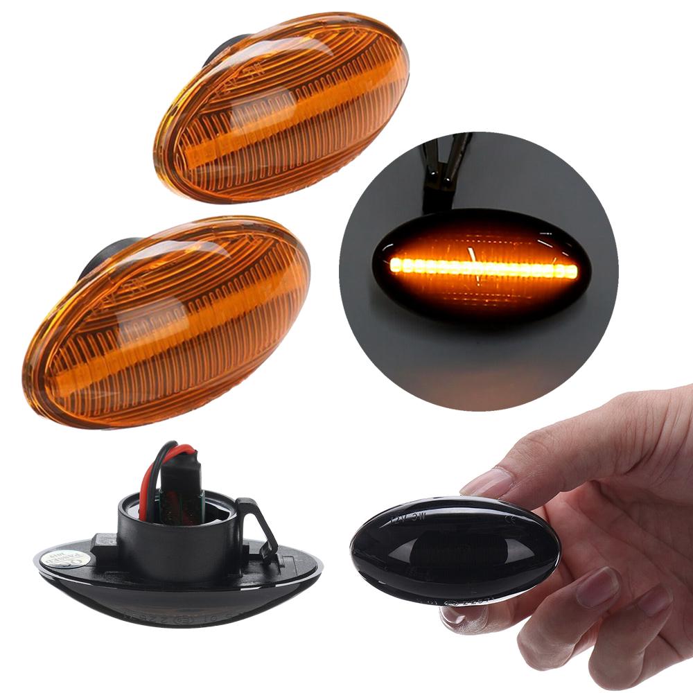 Buy 2x Dynamic LED Side Lights Indicator Repeater For Mini Cooper S JCW ...