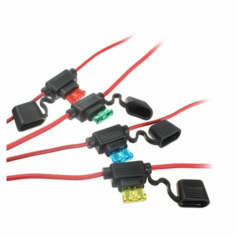 Buy 20A Waterproof Amp In Line Blade Type Fuse Holder Fuses Car Auto at ...
