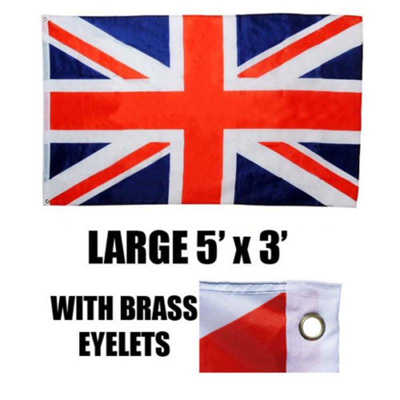 Buy New UNION JACK Large Great Britain Banner United Kingdom National ...