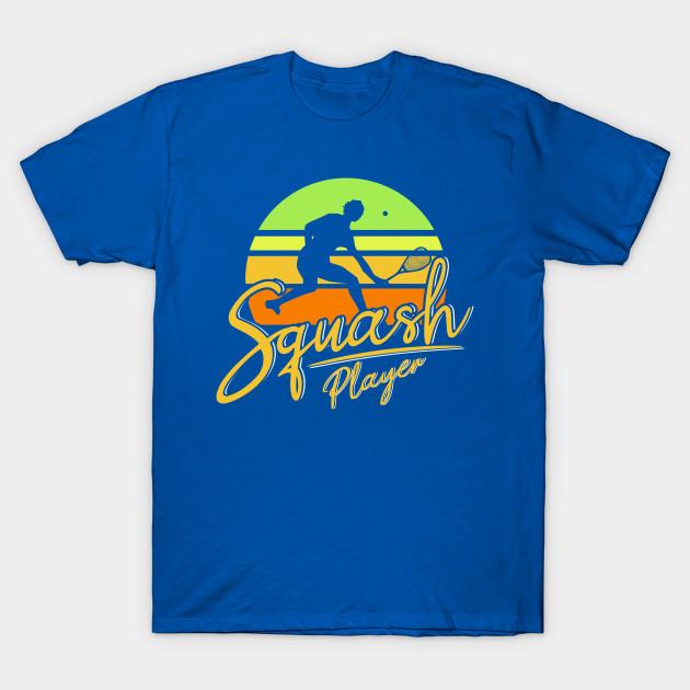 Buy Men Premium Cotton Harajuku T Shirt Retro Squash Lover Print Men's ...