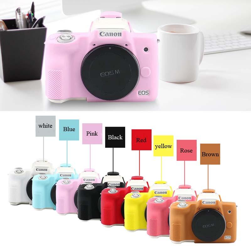 Buy Soft Silicone EOS M50 II Rubber Camera Case For Canon EOS M50 ...