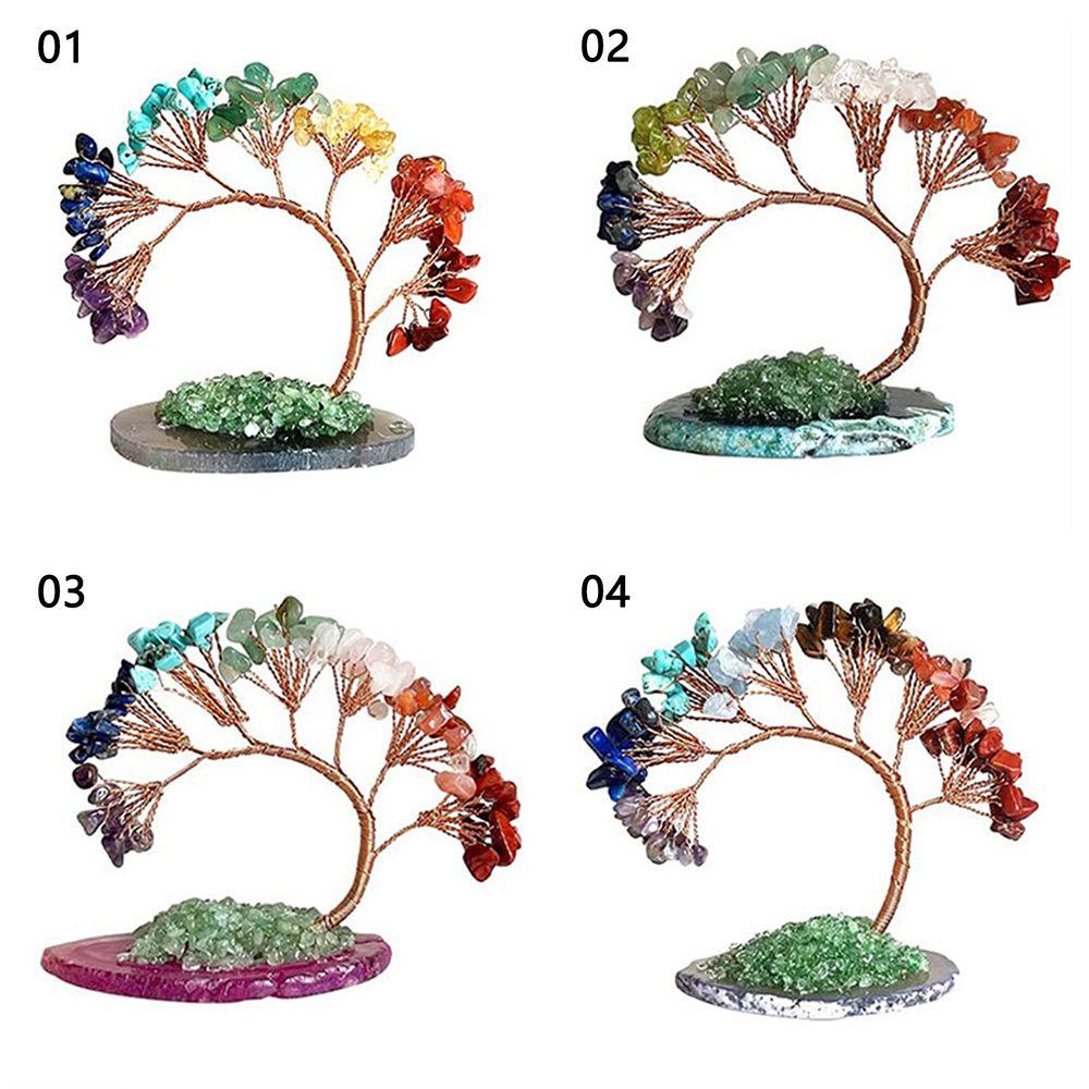 Buy Home Decoration Garden Accessories Crystal Tree Ornaments Hand ...