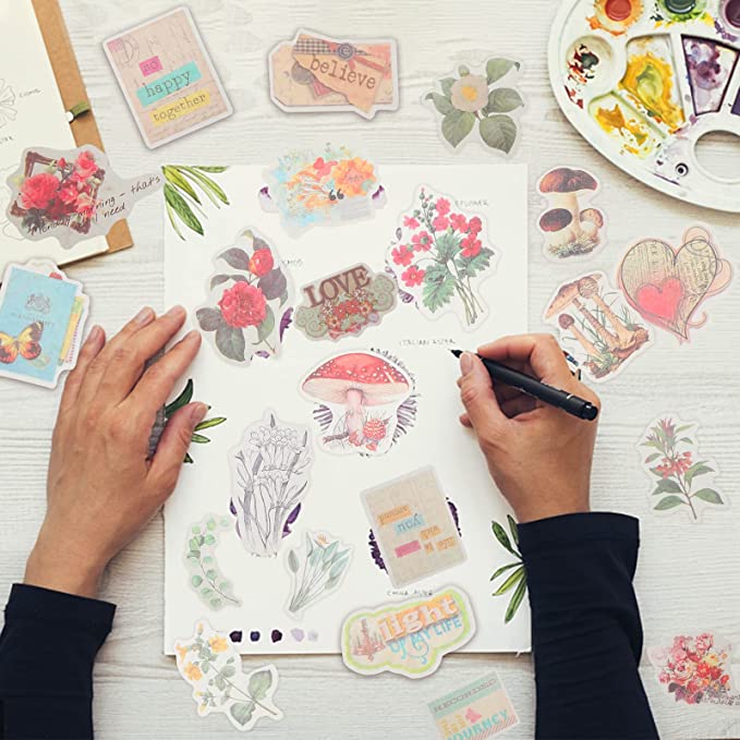 Cheap 160 Pieces Scrapbooking Sticker Self-adhesive DIY Decal ...