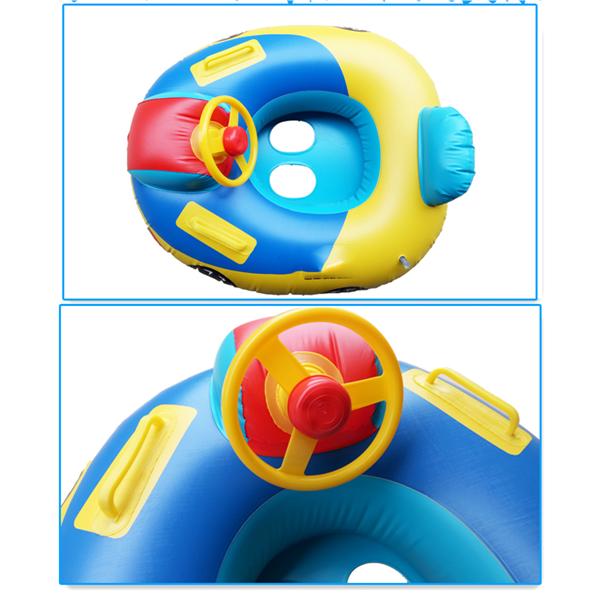 Buy 2pcs Inflatable Swimming Laps Pool Ring Durable Steering Wheel ...