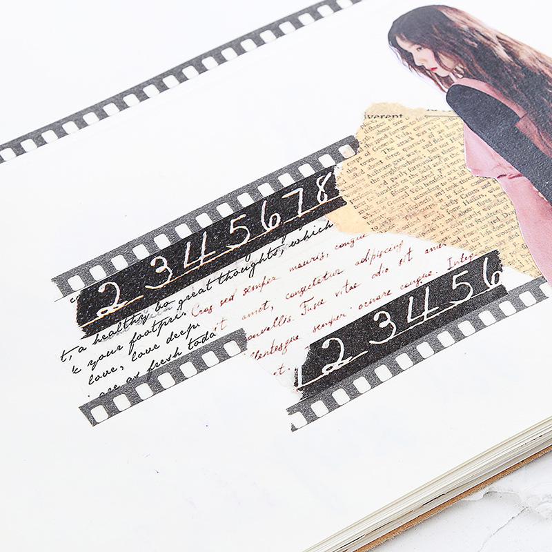 Buy Black Digital Tape Black Digital Series Original 123456789 Diy Hand ...