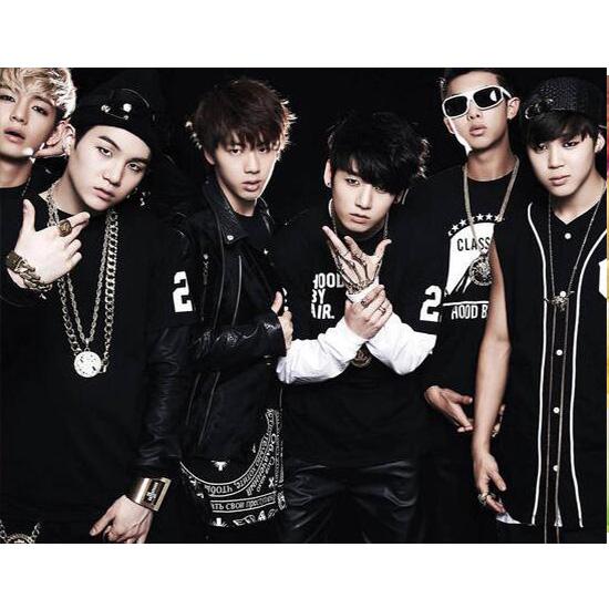 Buy BTS Photo Custom 5D Diy Full Round Diamond Painting BTS Poster ...