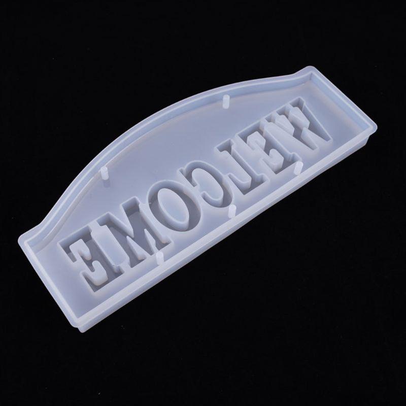 Buy Crystal Epoxy Resin Mold Letters Shape Casting Silicone Mould ...
