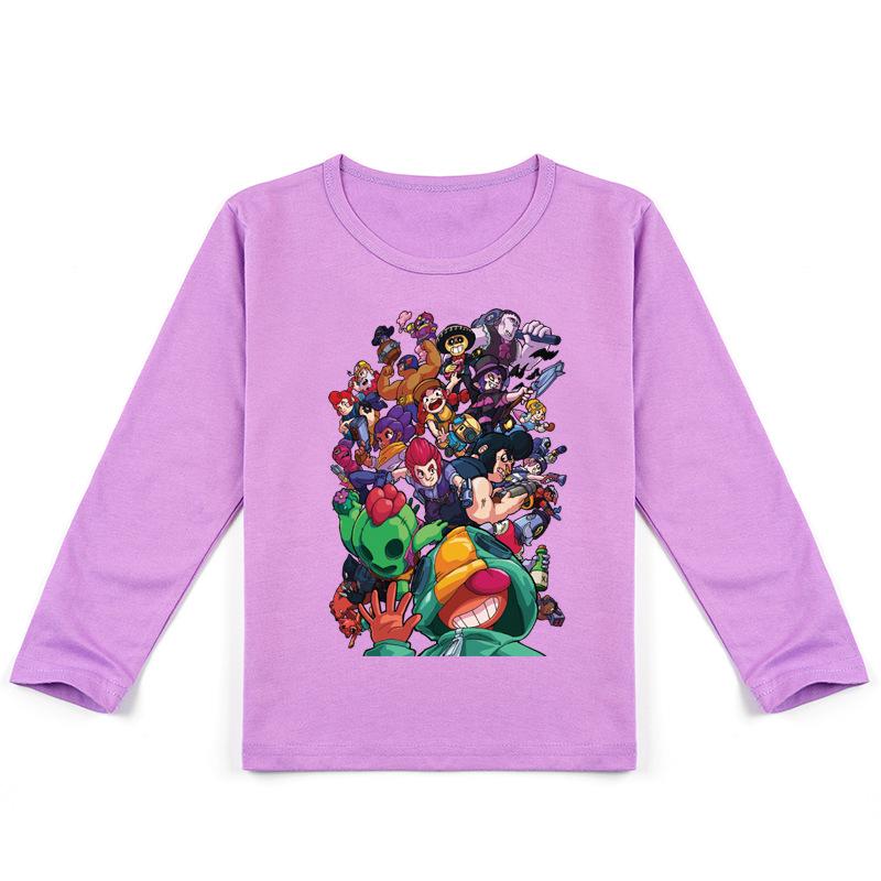 Buy Brawl Game 3d Children tracksuit Cartoon printed long-sleeved Tee ...