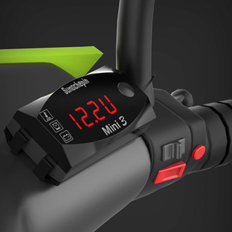 Buy Universal Multifunctional Motorcycle LED Digital Display Waterproof ...