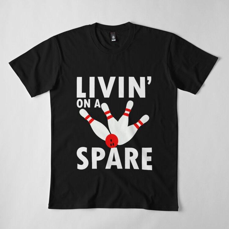Buy Men Premium Cotton Harajuku T-Shirt livin on a spare Print Tees ...