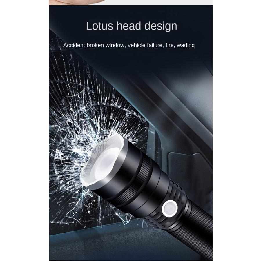 New outdoor torch LED aluminium alloy retractable focusable long range ...