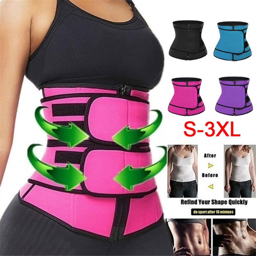 Buy Women Mesh Waist Training Power Belt Sport Gym Fitness Corset Body ...