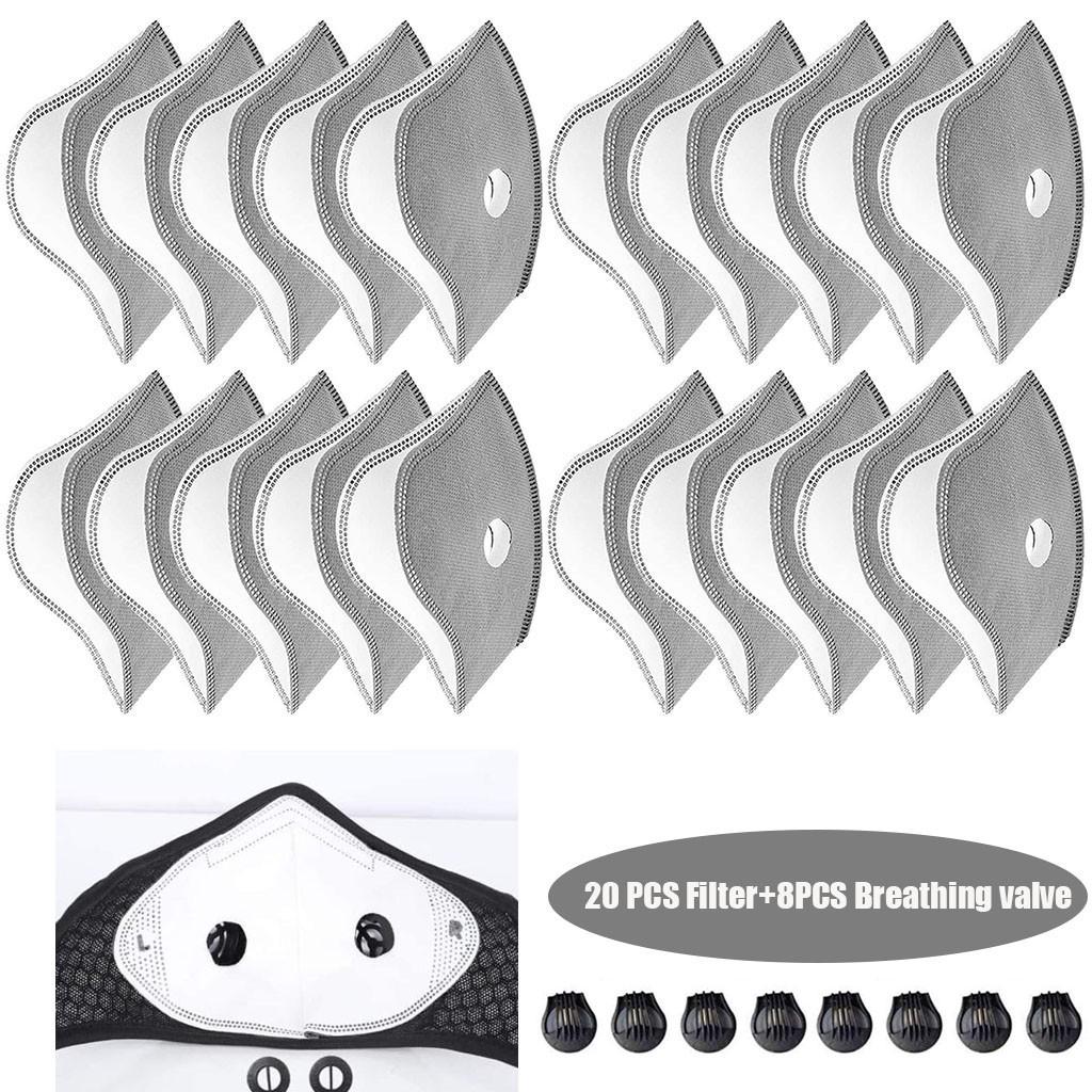 Buy 20-piece Replacement Filter with 8-piece Exhaust Valve Set DIY Non ...