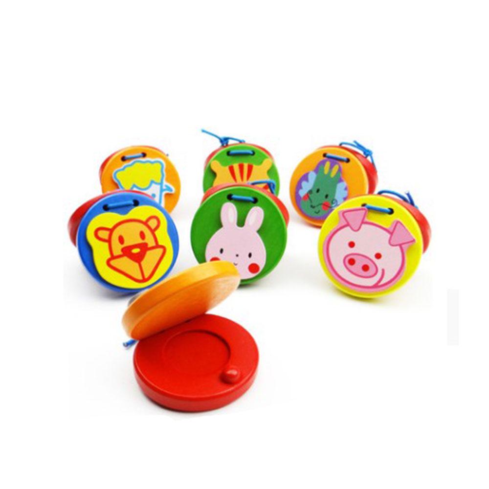Animal Pattern Wooden Education Toy Percussion Instrument Clapper ...