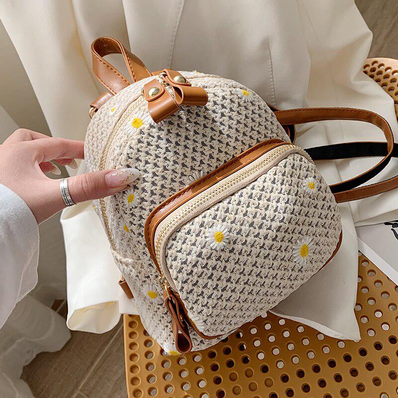 Straw Women's Backpacks for women 2020 Wicker Woven Travel Bag Summer ...