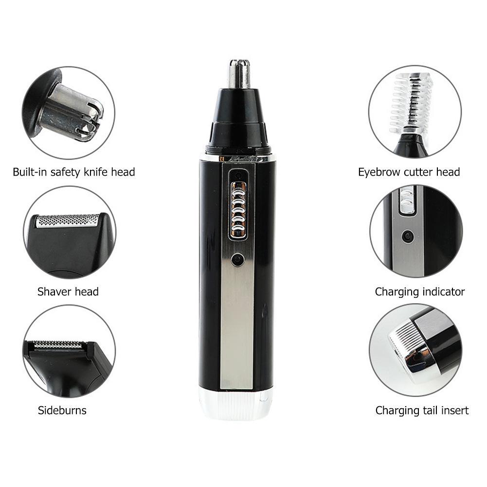 Buy 4 In 1 Electric Nose Hair Trimmer Rechargeable Eyebrow Beard ...