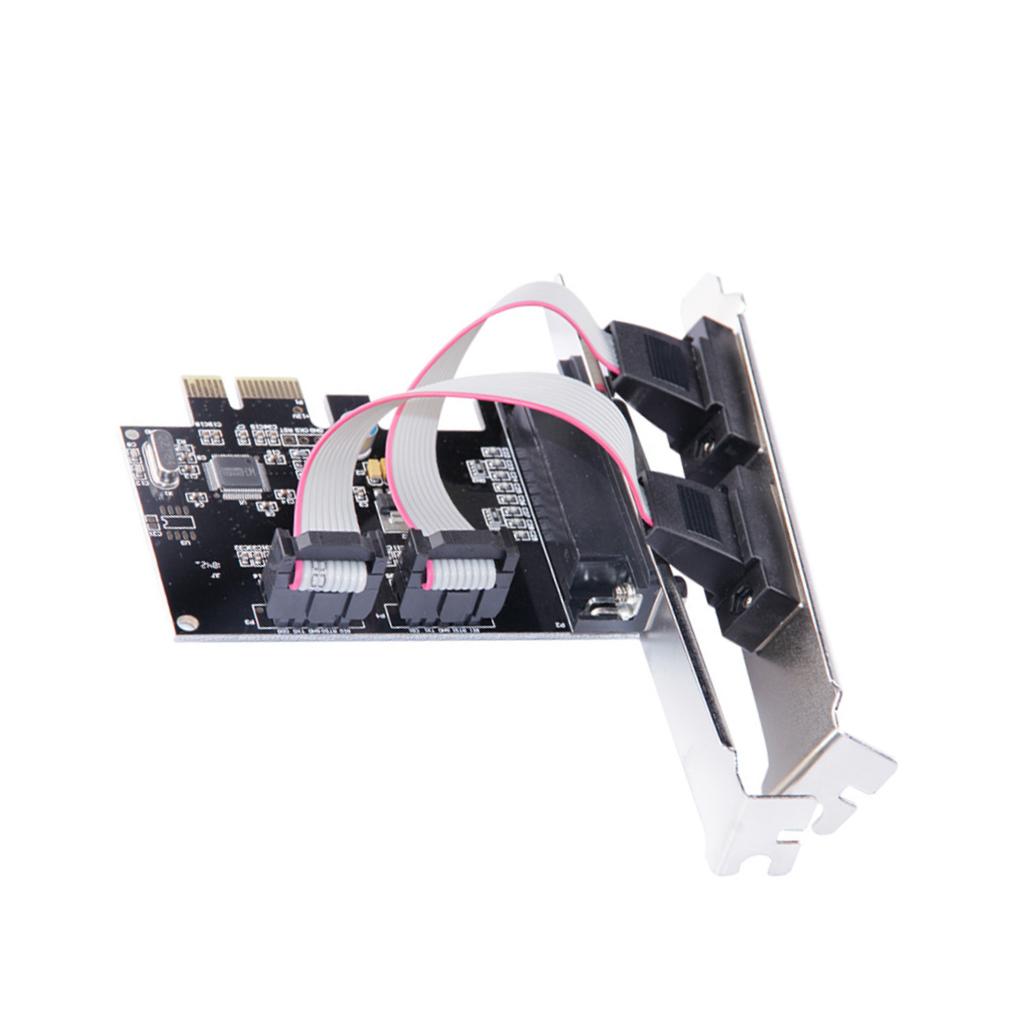 Buy PCI-E To 2 Serial Extension Card Parallel Port Professional ...