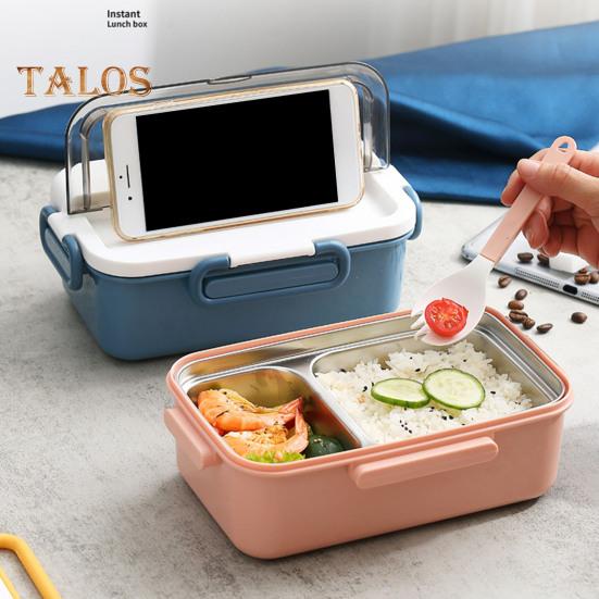 1 Set Lunch Box Good Sealing Pack Rice 304 Stainless Steel Useful Water ...