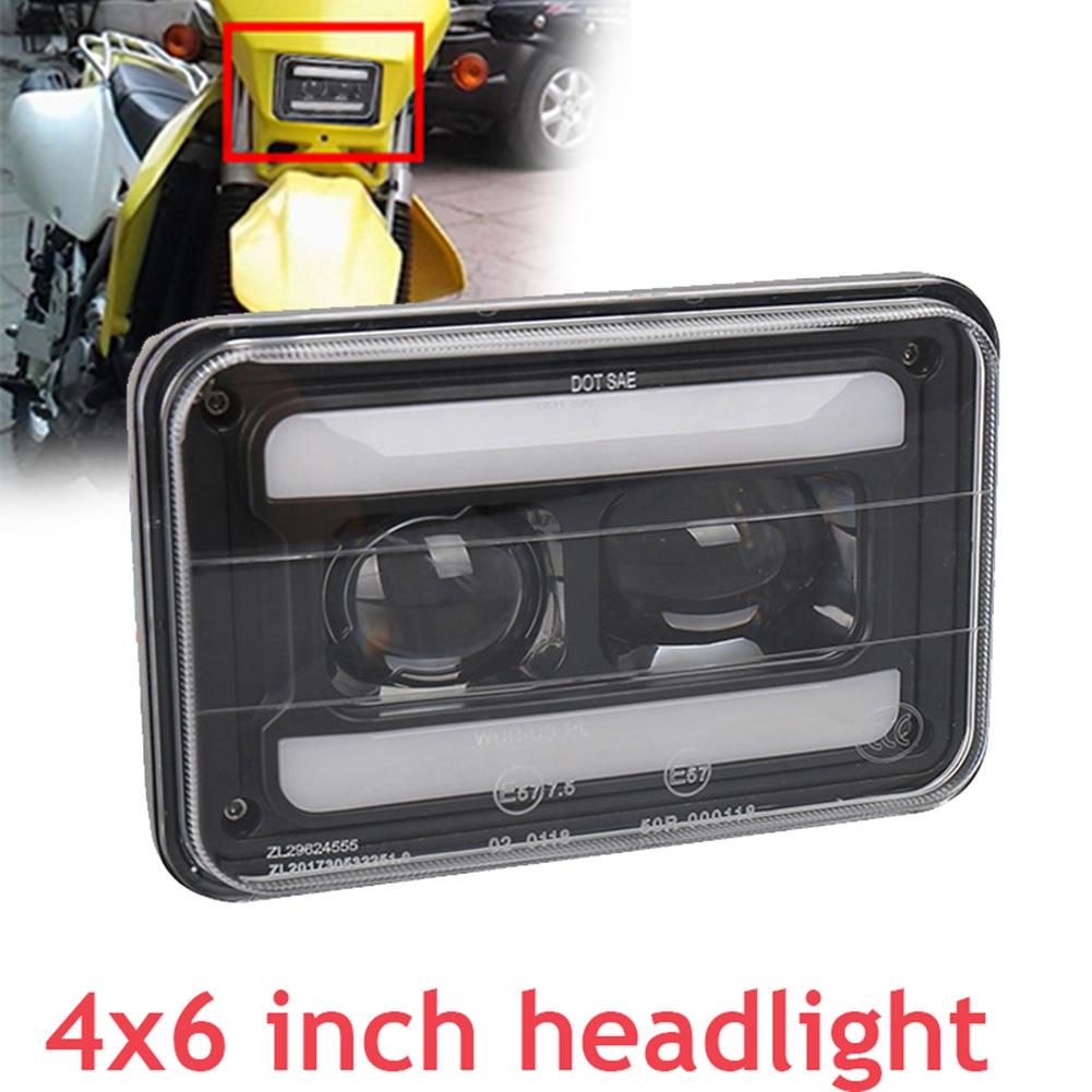 Cumpără Motorcycle Rectangular 4X6 Inch LED Headlight Projector High ...