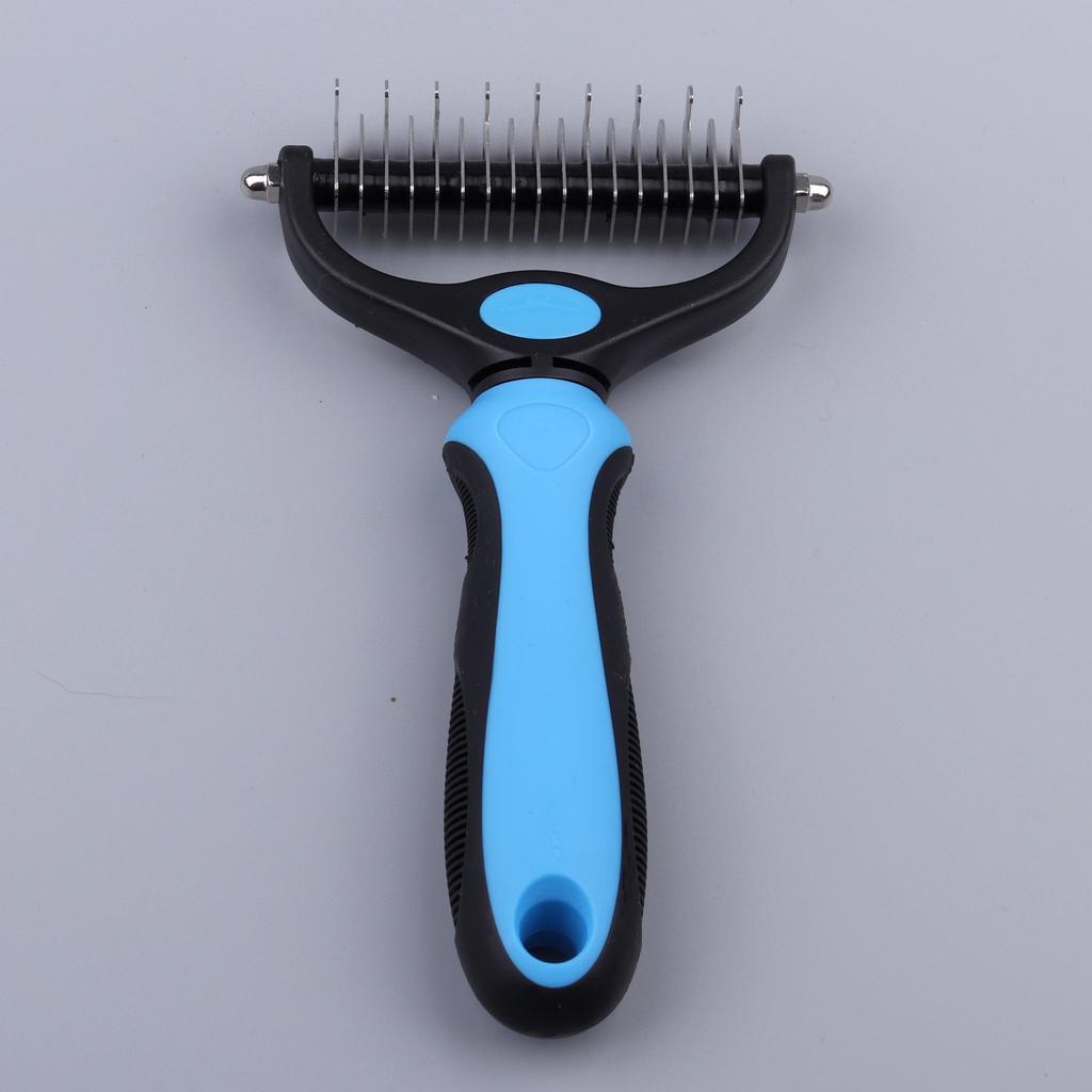 Buy Double Sided Open Knot Pet Comb Furminator Hair Cats And Dogs ...