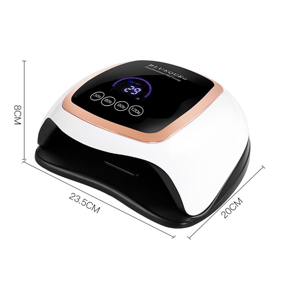 168W UV LED Nail Lamp LCD Display Touch Screen Manicure Gel Nail Dryer ...