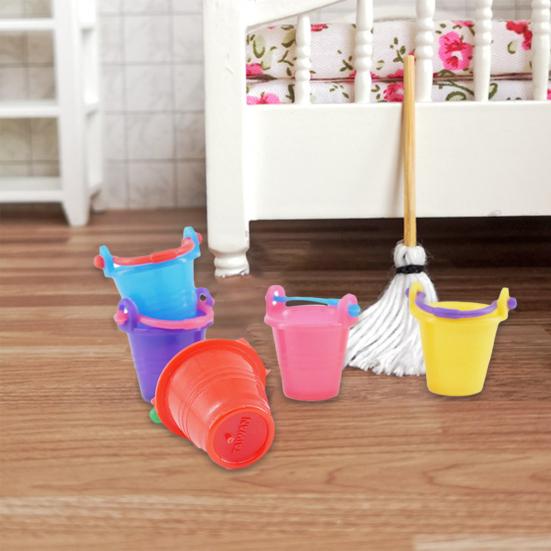 Exquisite Buckets Small Random Color Collectible Cute Plastic Handle ...