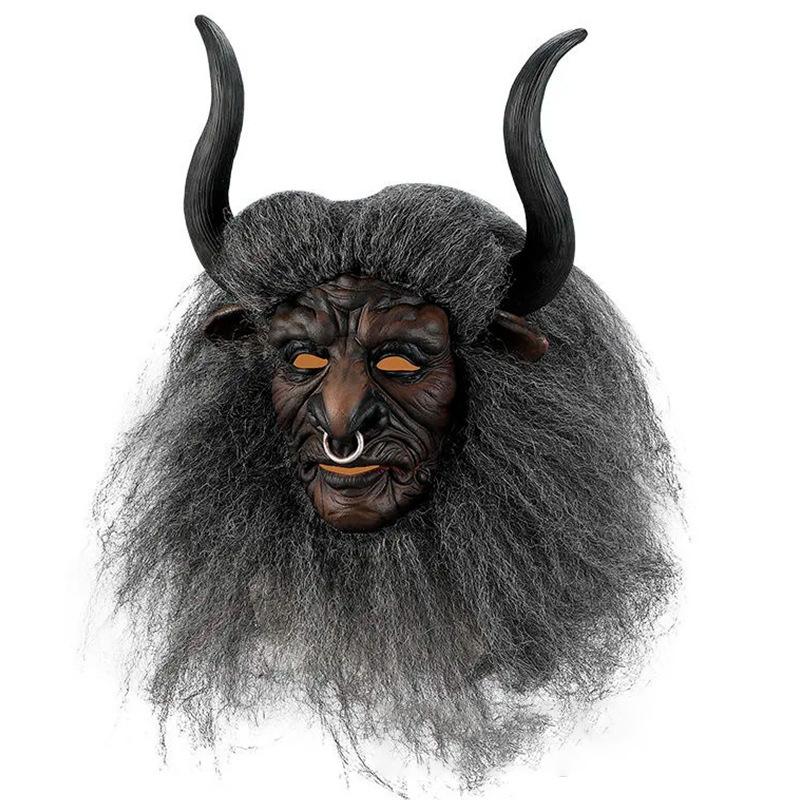 Cheap Bull Demon King Mask Halloween Full Face Headgear Cartoon ...
