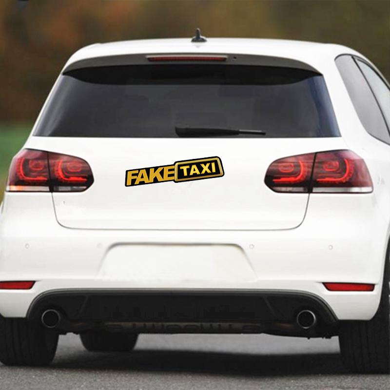 Cumpără Perets autocolant auto FAKE TAXI pe autocolante din PVC auto ...